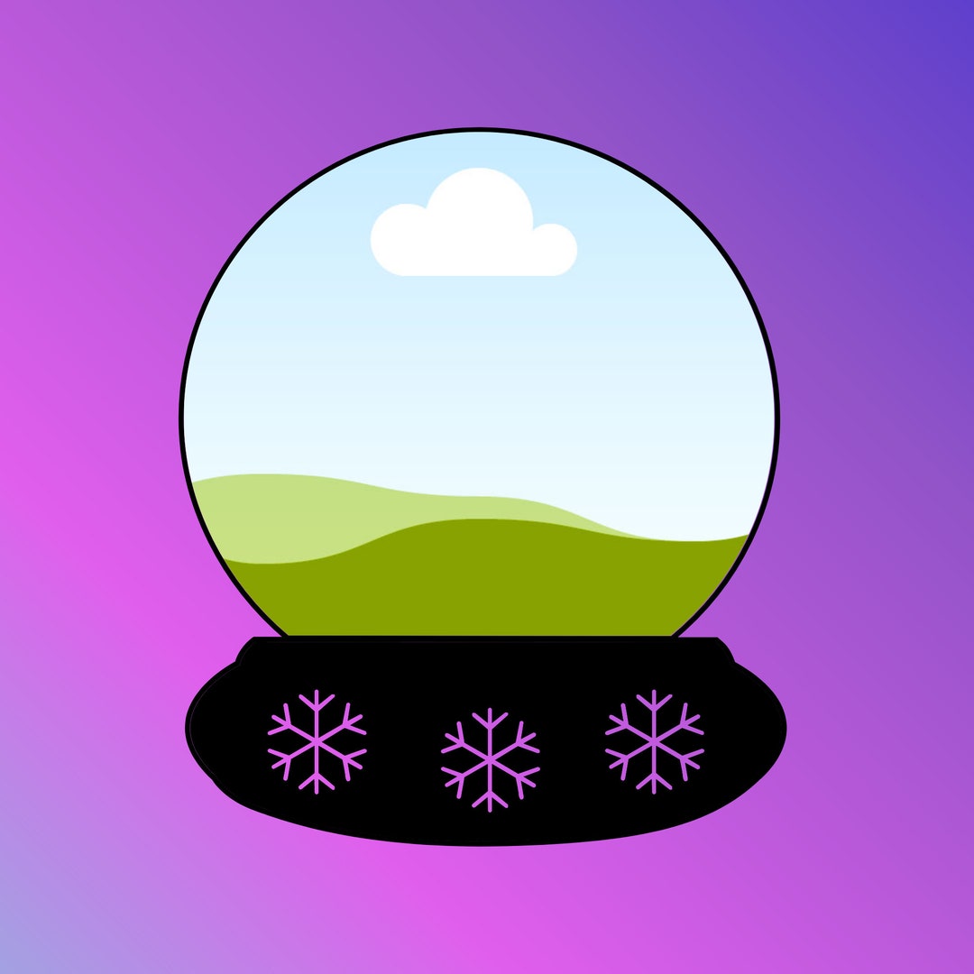 Snow Globe Frames , Editable in Canva , Banner Templates, Mockup Frames ...