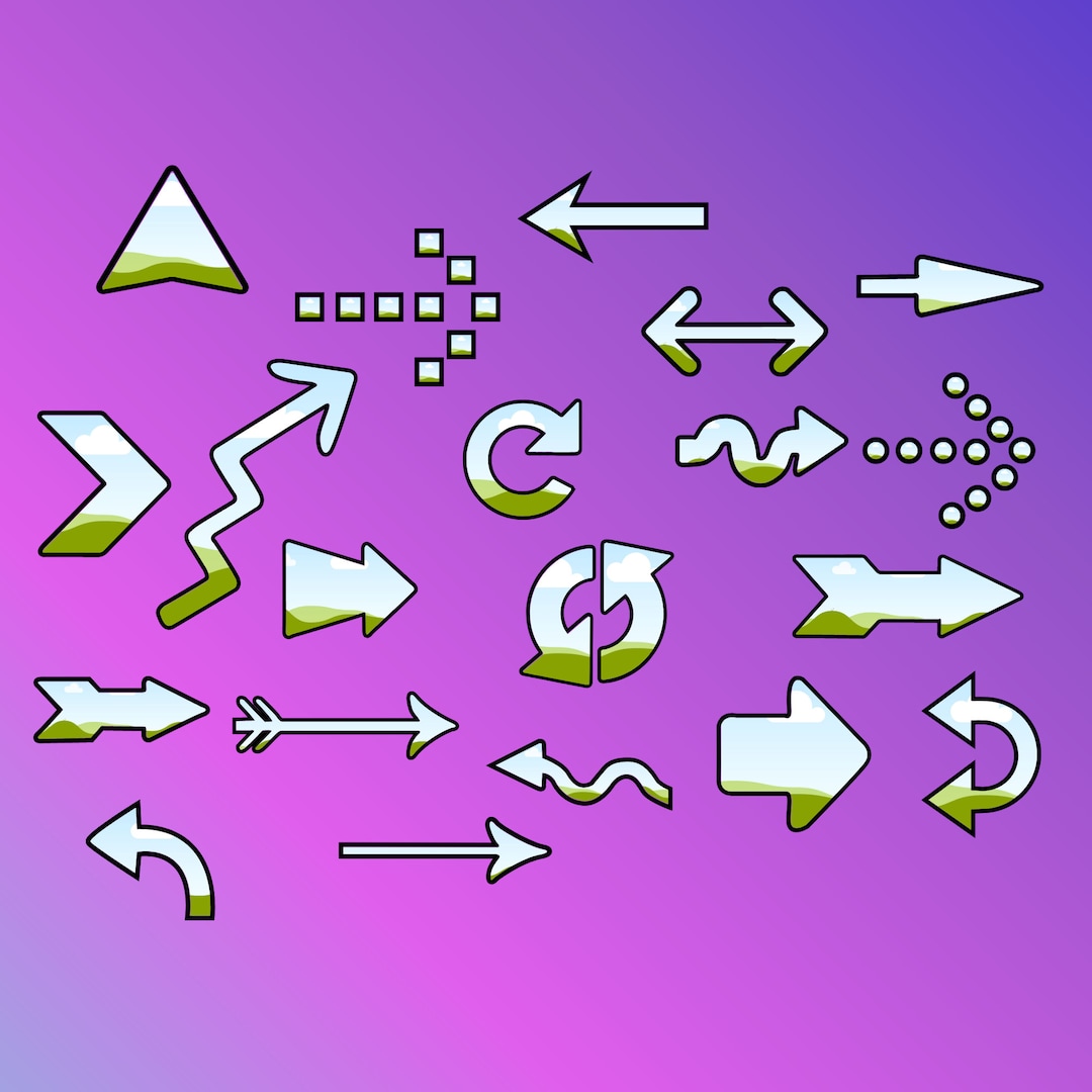 Arrow Canva Frames , Editable in Canva , Banner Templates, Mockup ...