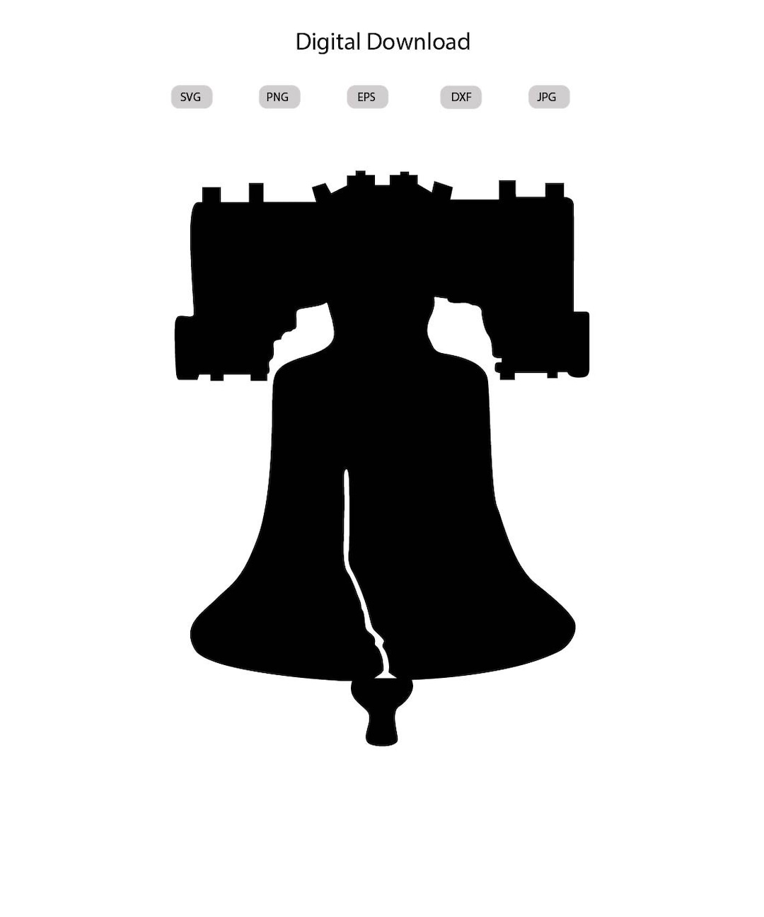 Liberty Bell Svg-liberty Bell Silhouette-liberty Bell Svg Bundle ...