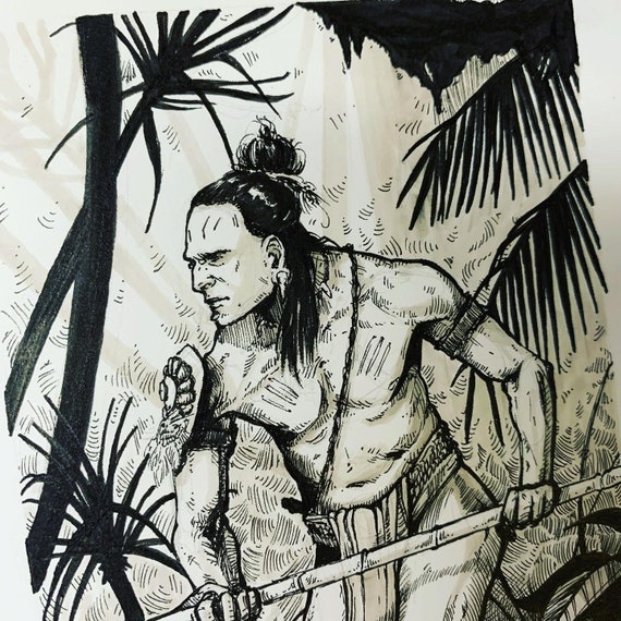 Mayan Princess Drawing