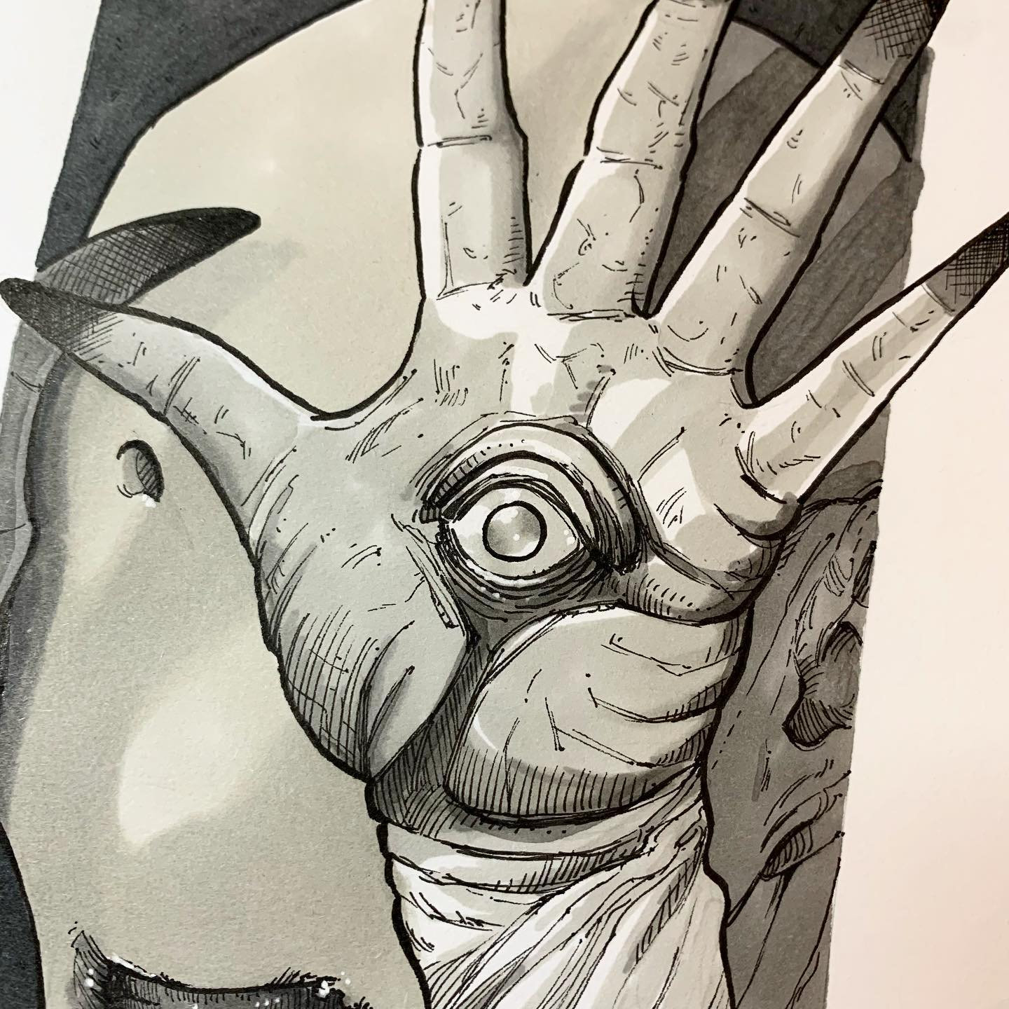 Drawing Monster Labyrinth of Pan Pan's Labyrinth Monster Illustration ...