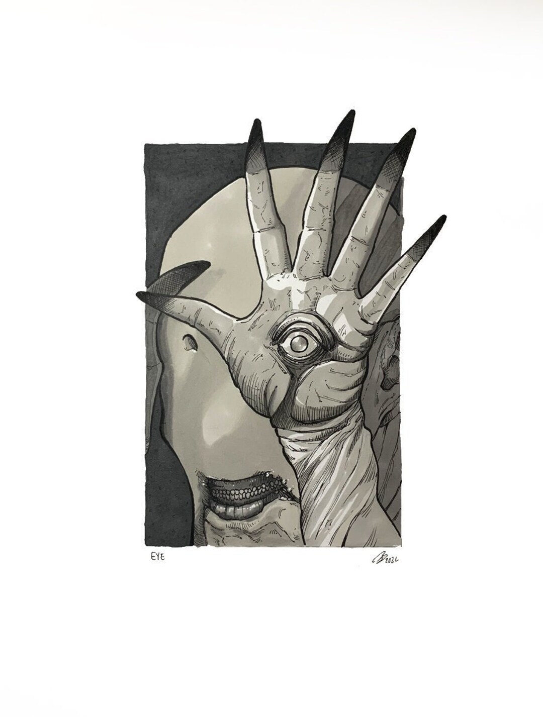 Drawing Monster Labyrinth of Pan - Pan's Labyrinth Monster Illustration ...