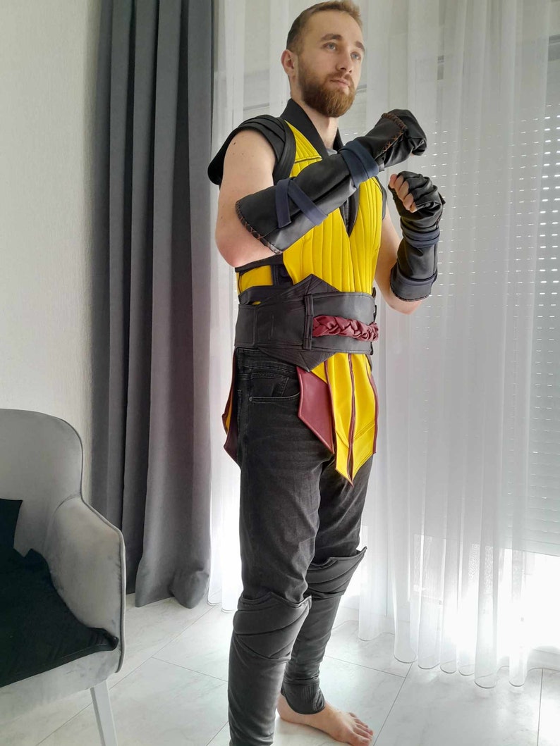 Déguisement Mortal Kombat Scorpion Cosplay 2023/MK1 - Etsy France