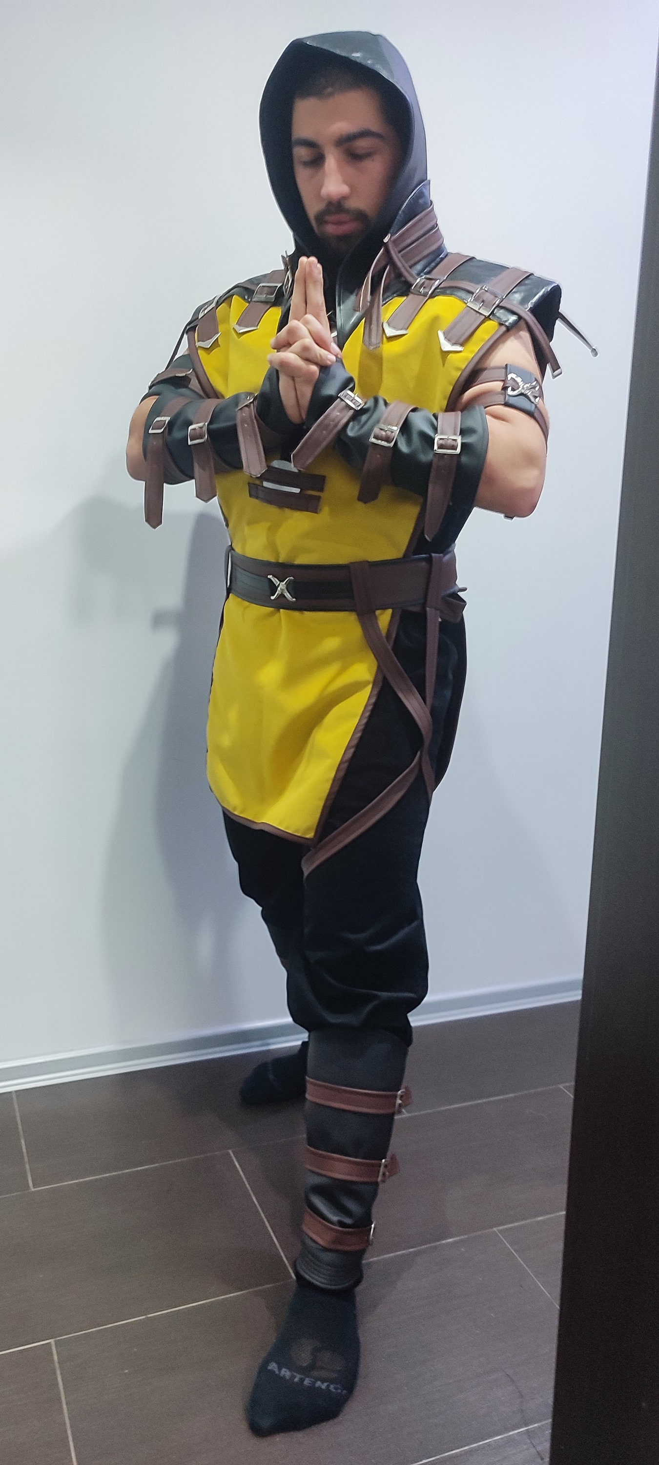 Mortal Kombat Scorpion Costume For Kids