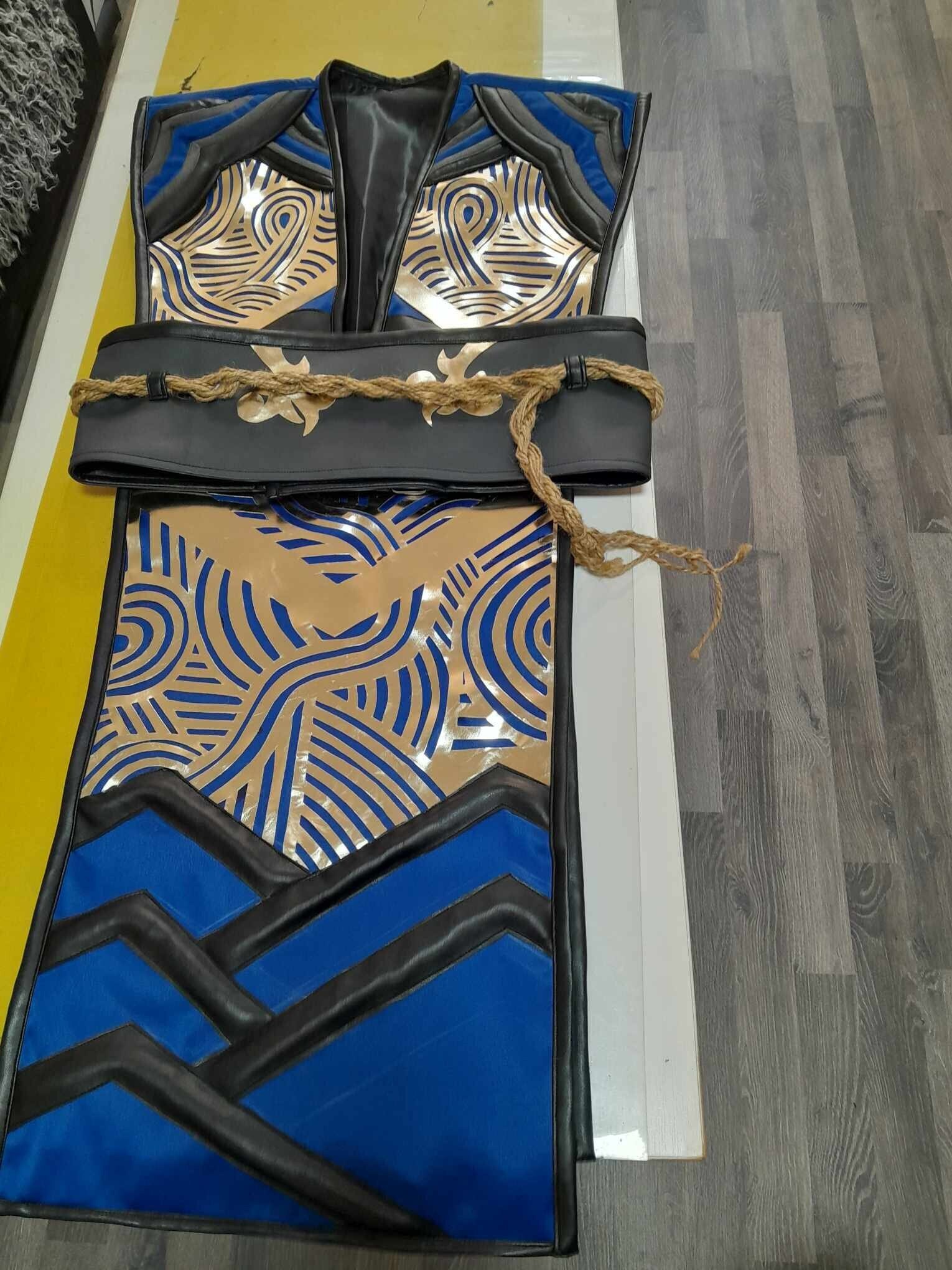 Cosplay Costume Raiden Mortal Kombat Handmade - Etsy