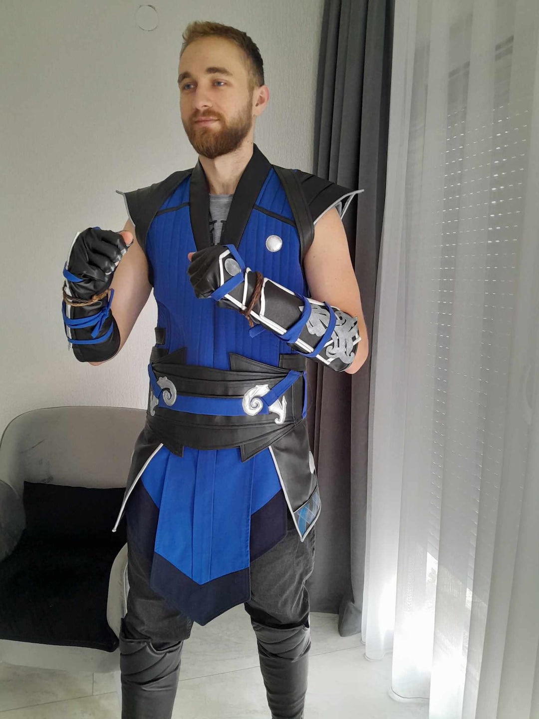 Déguisement Mortal Kombar Sub Zero Cosplay / MK1 - Etsy France