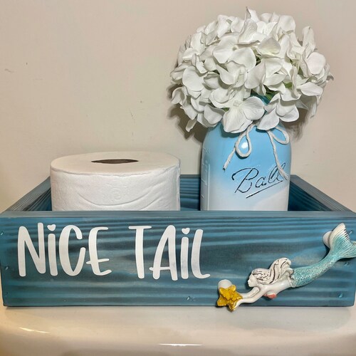 Mermaid Bathroom Theme Coastal Bath Decor Nautical Nice - Etsy