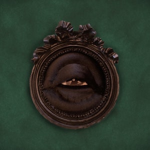 Monster Eye in Mini Ornate Frame - Quirky Spooky Eclectic Handmade Wall ...