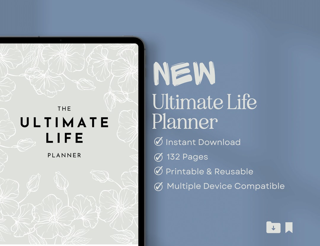 Printable Ultimate Life Planner | Monthly + Daily Layout, Financial ...