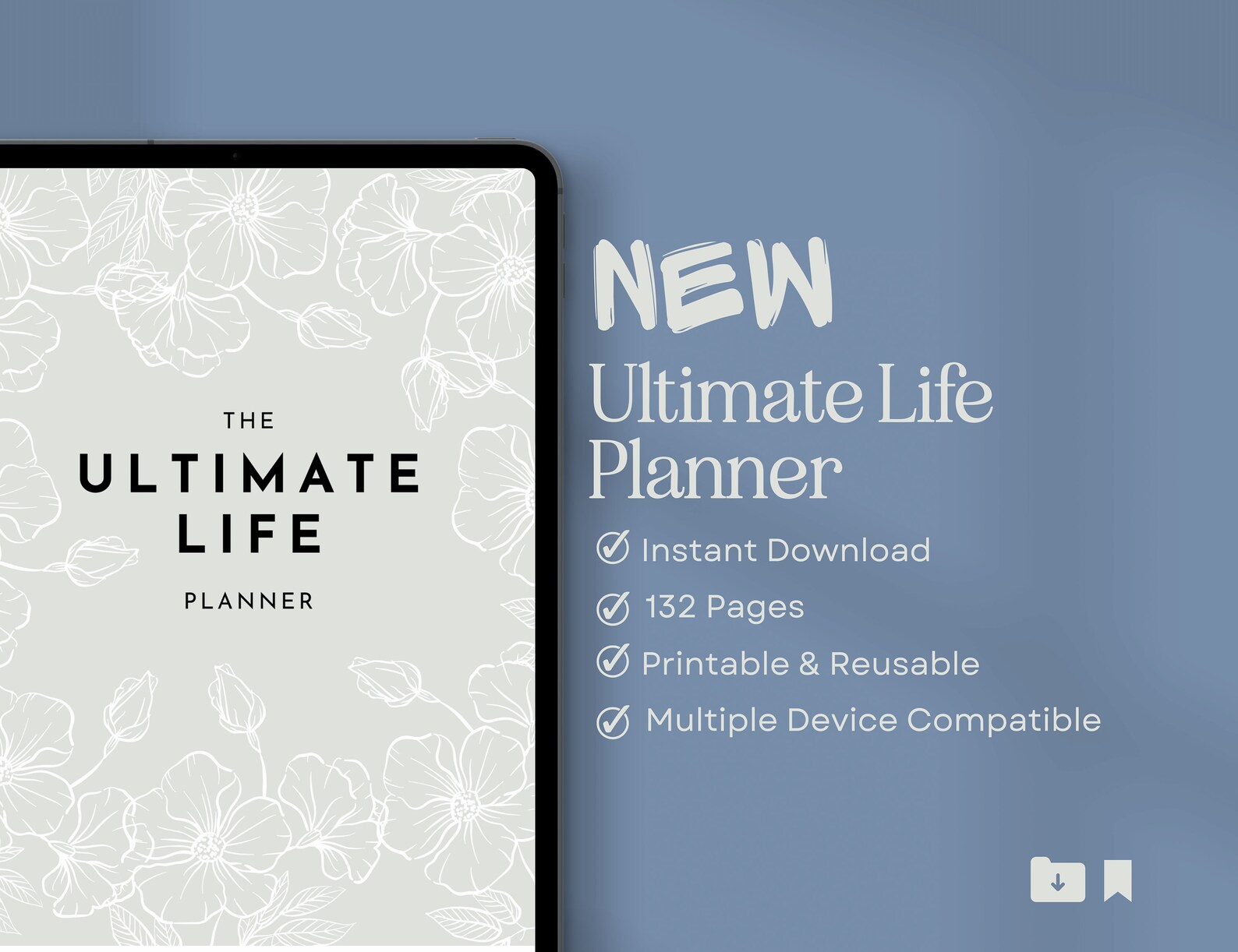 Printable Ultimate Life Planner | Monthly + Daily Layout, Financial ...