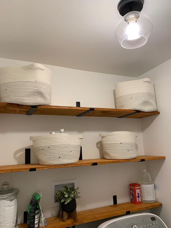 Deep Shelf 30cm With J Lip Brackets Custom Size Reclaimed | Etsy UK