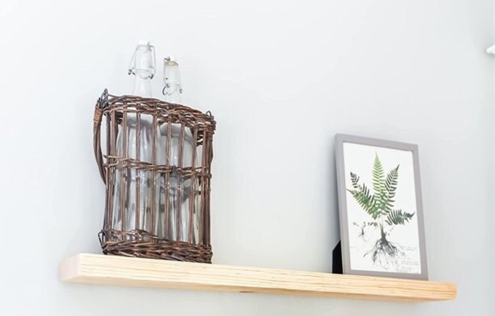 Floating Extra Narrow Shelf 10cm With Keyhole Fixings, Custom Size ...