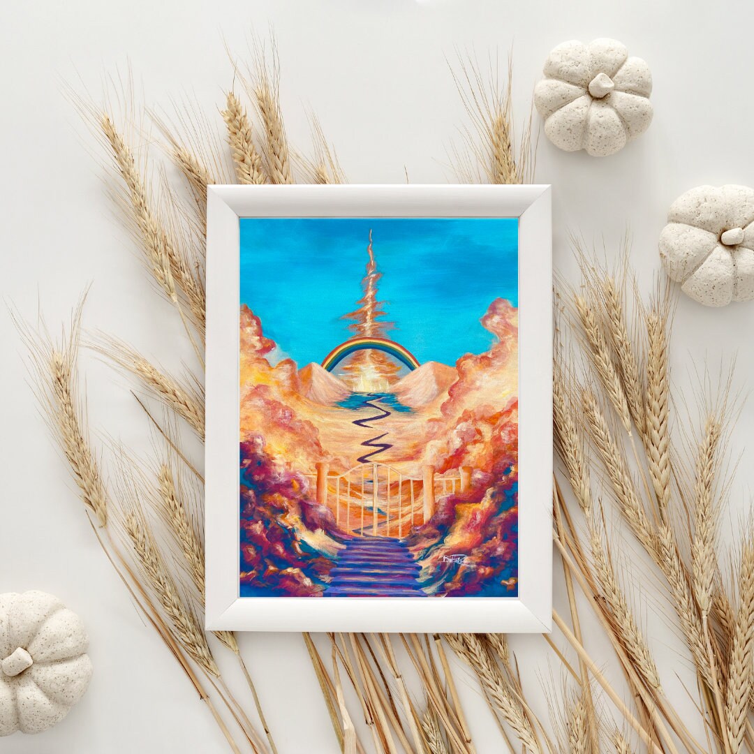 Printable Christian Wall Art Printable Digital Prophetic Art Colorful ...