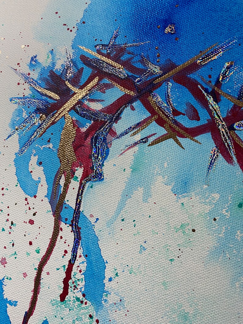 Abstract Christian Prophetic Art, Jesus Christ Christian Fine Art Print ...