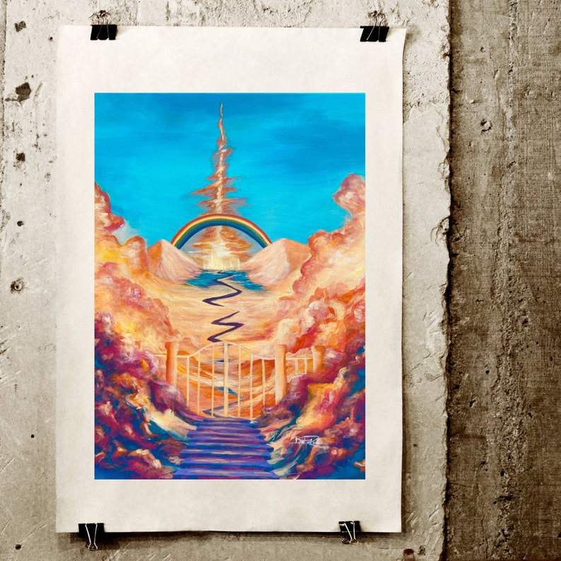 Printable Christian Wall Art Printable Digital Prophetic Art Colorful ...