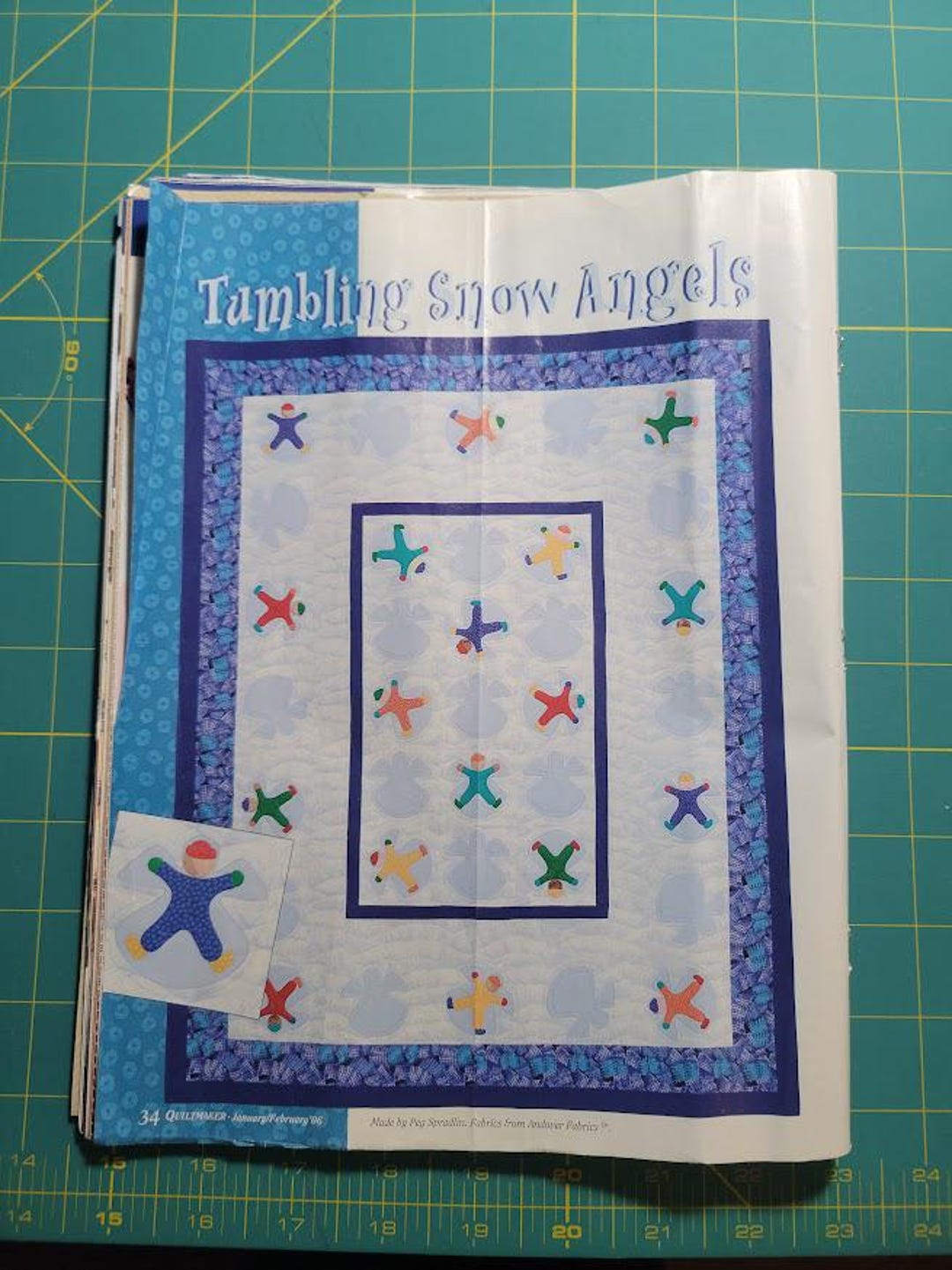 Tumbling Snow Angels Pattern and Kit - Etsy