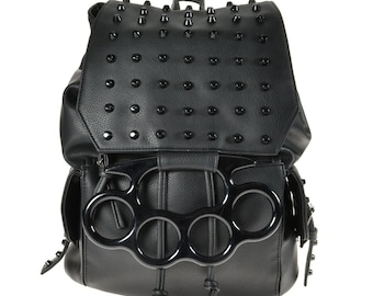 Black Studded Bag | Etsy