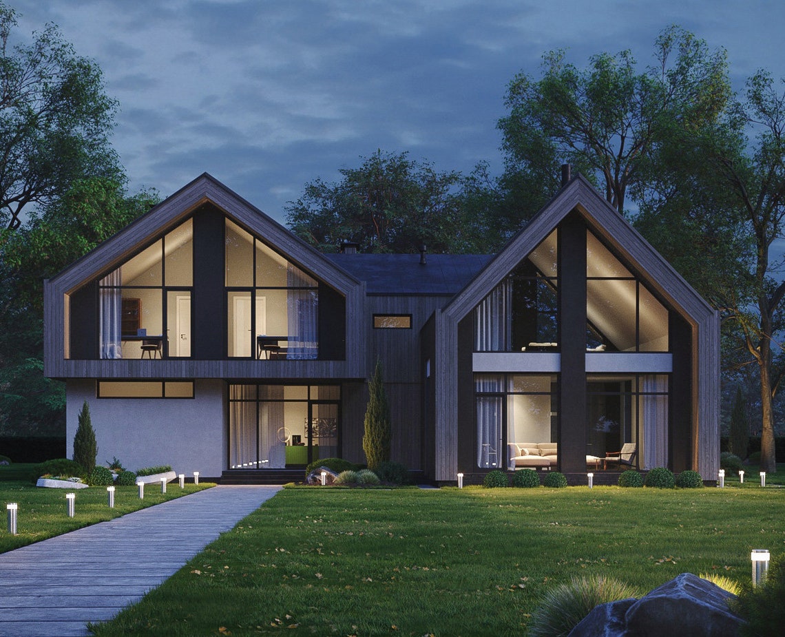 Custom House Drawing All House Types Modern House Plans Cottage Plans ...