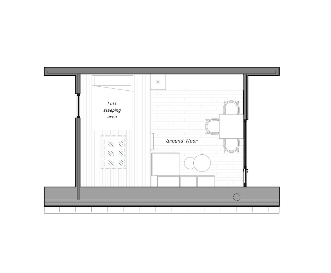 Barndominium Floor Plans 1 Bedroom Small Scandinavian Tiny House Plans ...