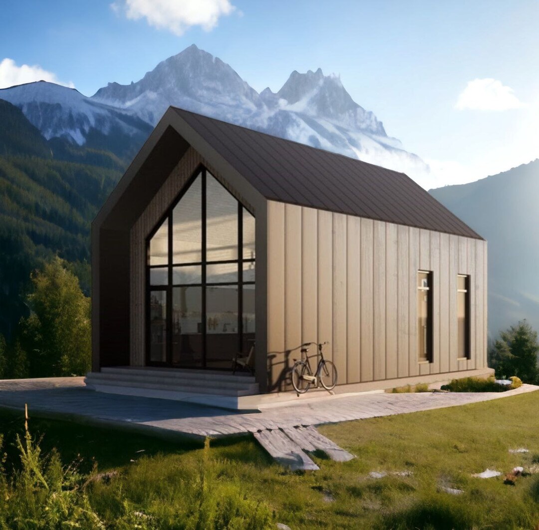 Barndominium Floor Plans 2 Bedroom Tiny House ADU Plans 45x20 Small ...