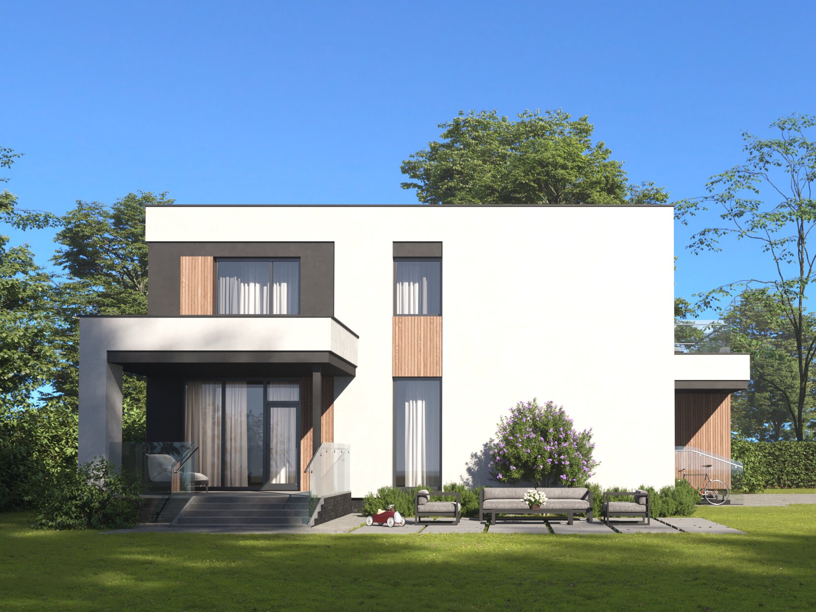 Cottage House Plans With Garage 60x50 2 Story 4 Bedroom Floor - Etsy UK