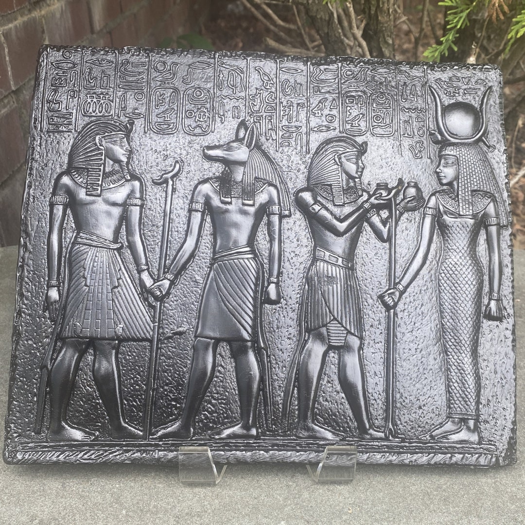 Egyptian Plaque Ancient Tablet Handmade Vintage Egypt Antique Pharaoh ...