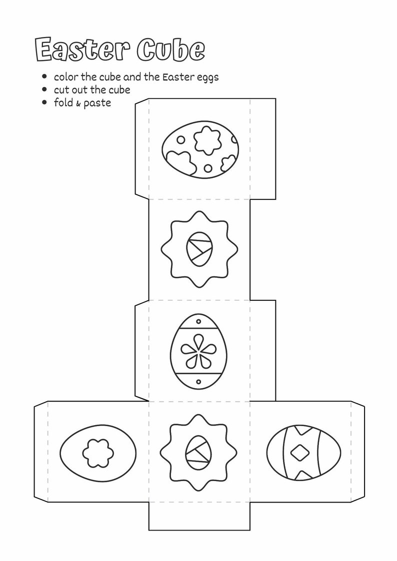 25 Printables, Crafts, Kids, Children, Easter, Coloring Book, Egg ...