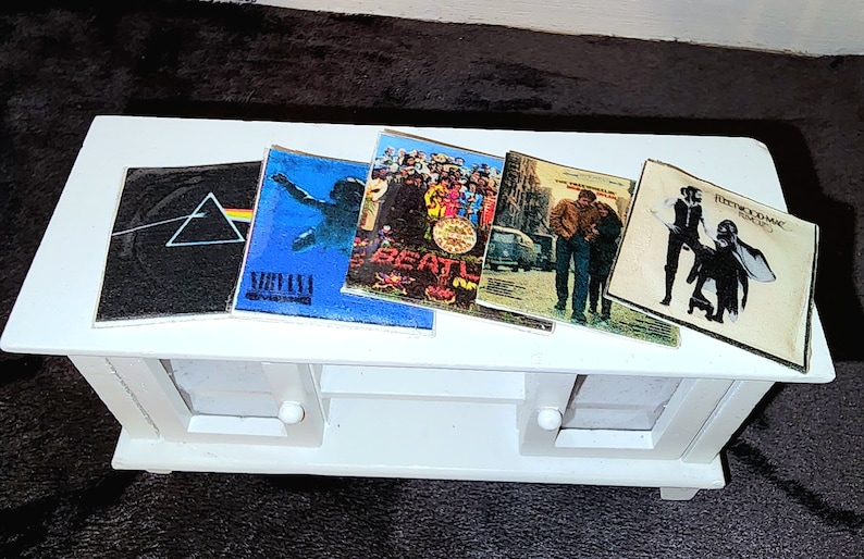 DIY Printable Vinyl Records 1/12 Scale for Dollhouse or Miniature ...