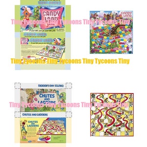 Printable - Dollhouse Board Game Templates - Children's Classic Board ...
