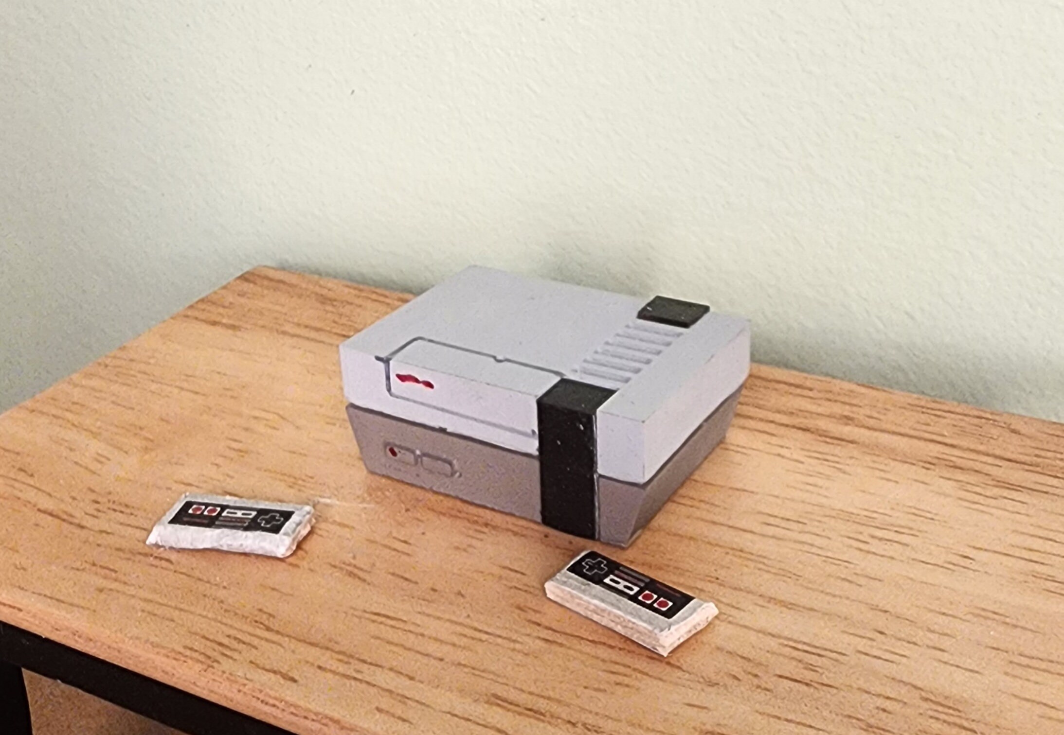 Miniature Nintendo NES Console 1:12 Scale - Etsy