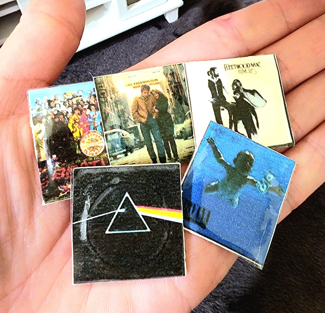 DIY Printable Vinyl Records 1/12 Scale for Dollhouse or Miniature ...