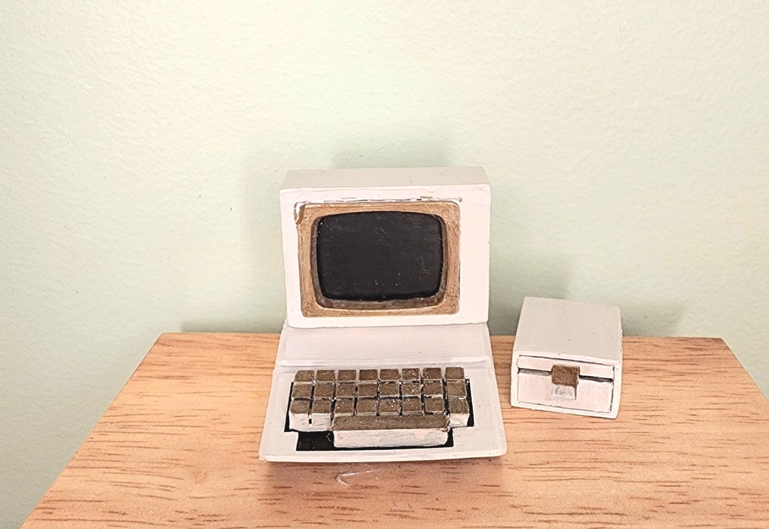 Miniature 80s Computer Lab Computer - Etsy