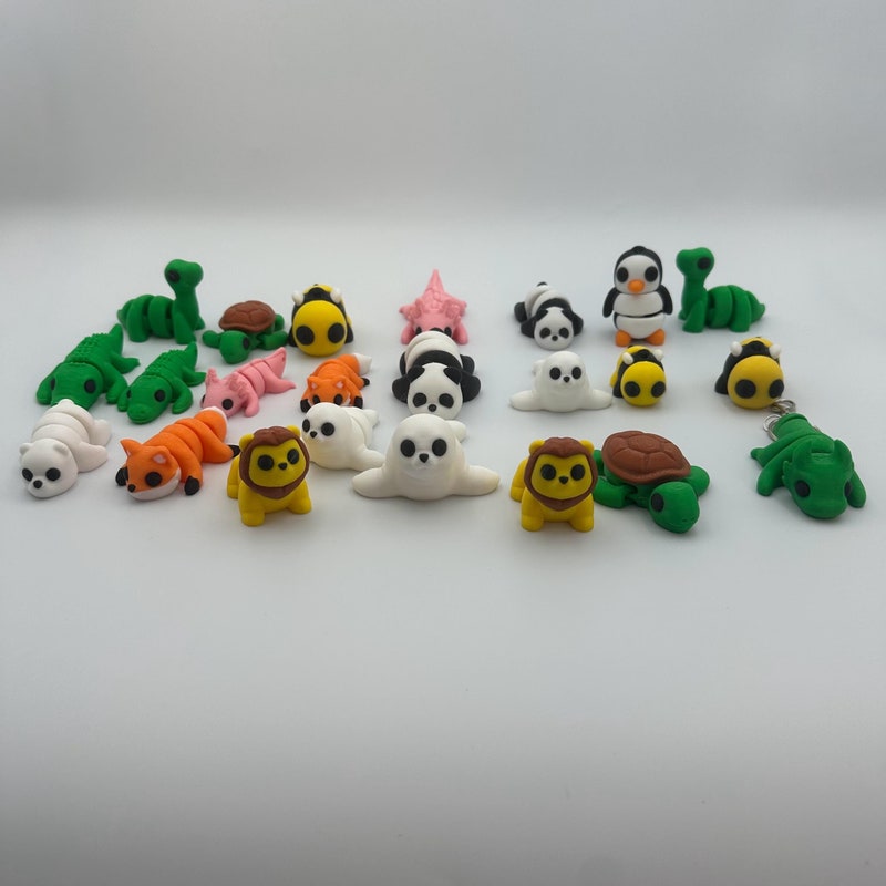 Mini Animals to 3d Print - Etsy