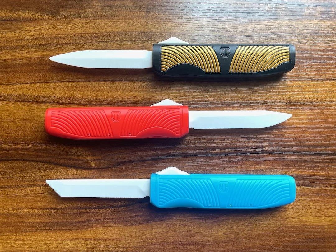 Fake Switchblade Customizable Options 3 Colors Available Toy Prop ...