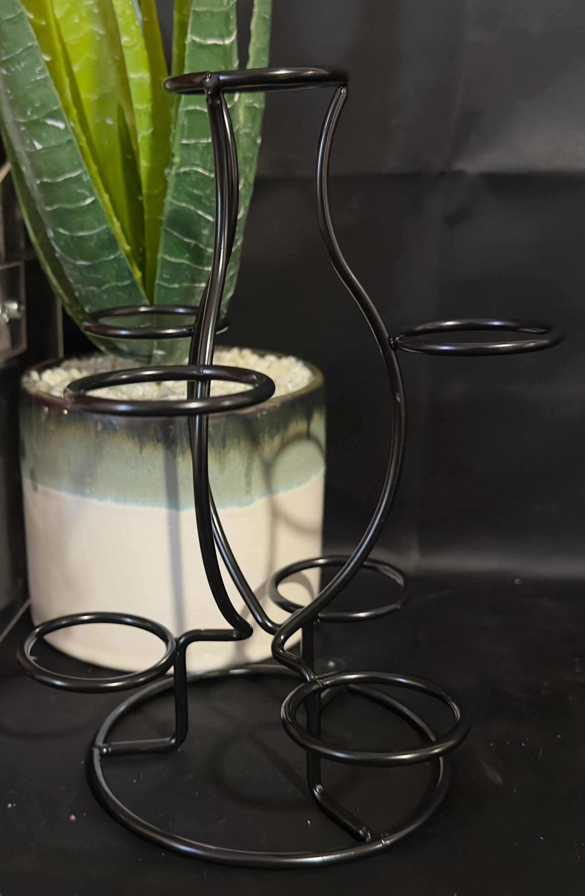 New Shape Black Seven Sphere Display Stand 7 Sphere Holder - Etsy