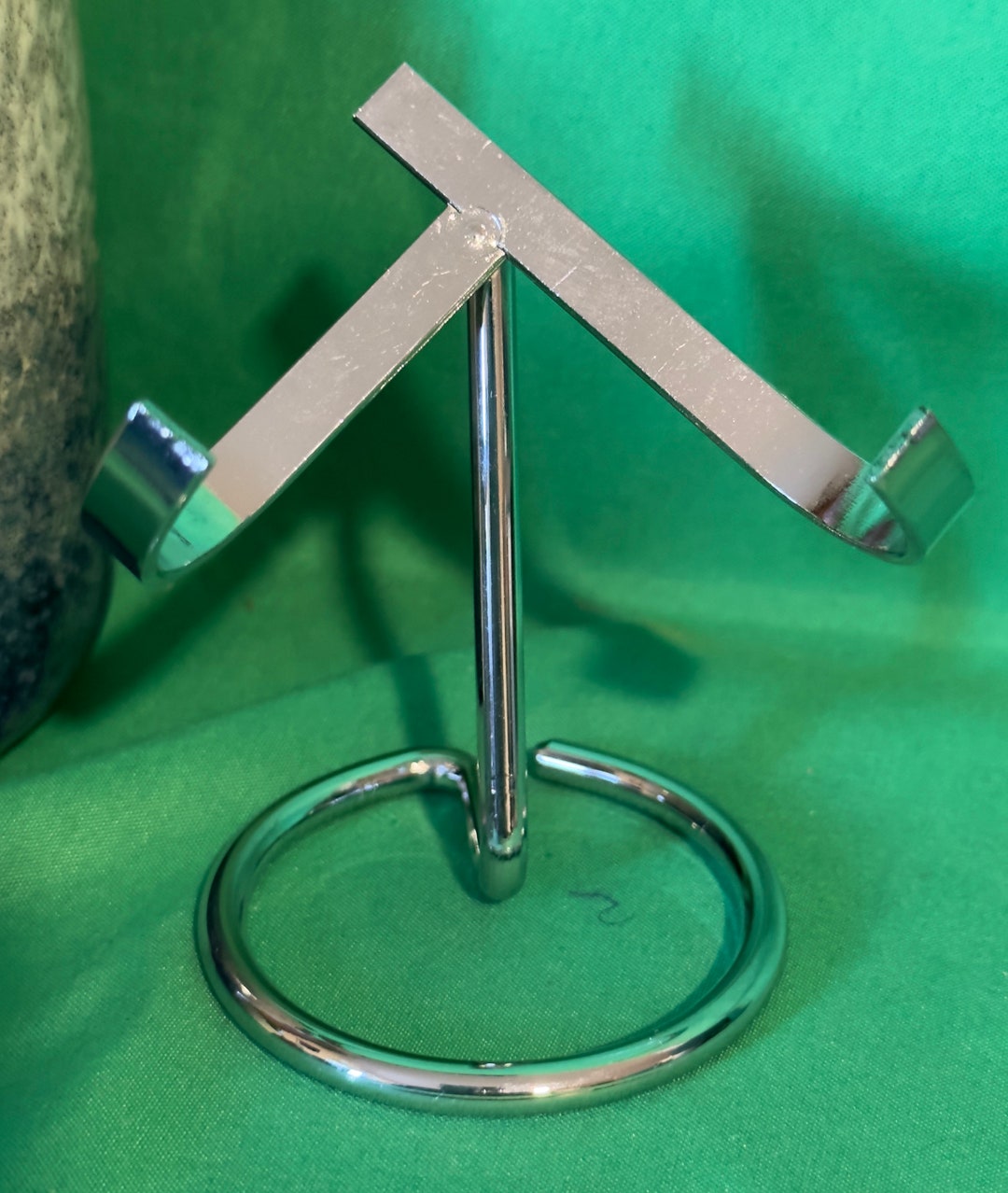 Large Heart/slab Stand Silver, Crystal Holder, Stand, Display, Slabs ...