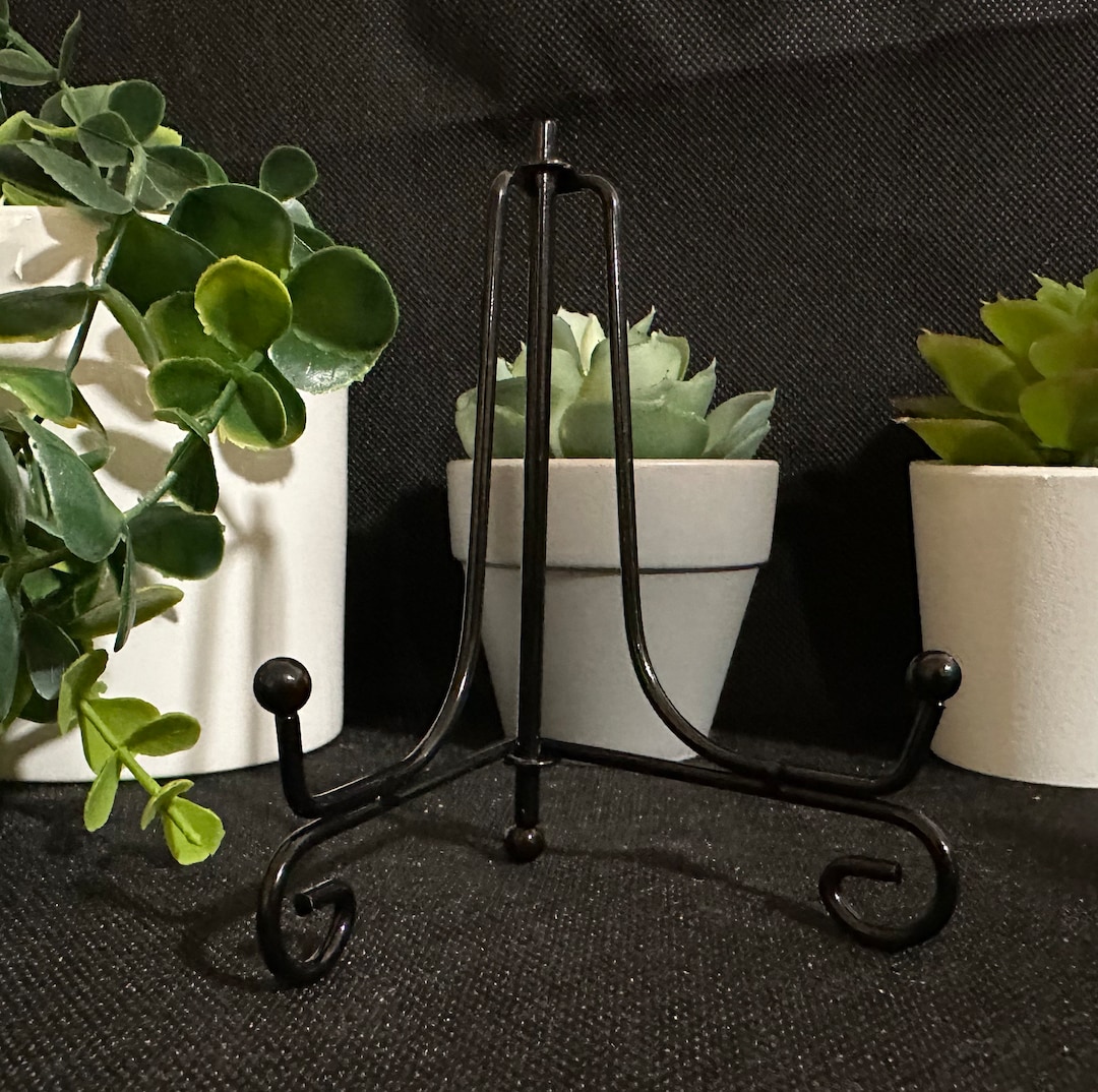 Medium Black Display Stand, Black Slab Stand, Black Stand, Black ...