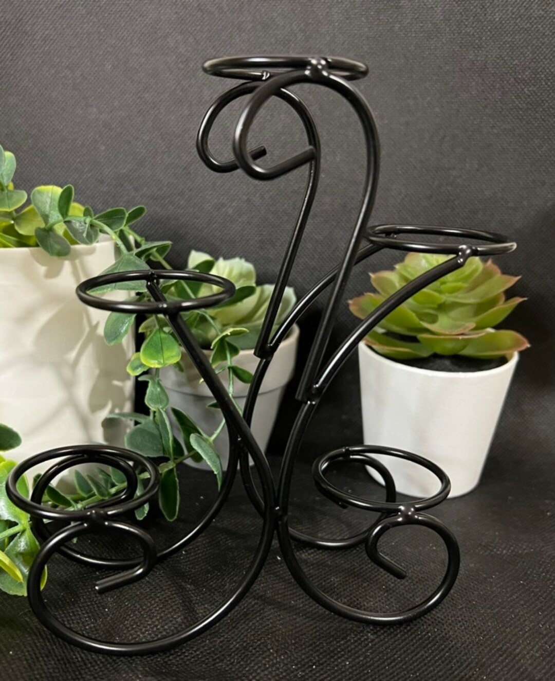 5 Sphere Display Stand Black, Five Sphere Holder Black, Egg Holder ...