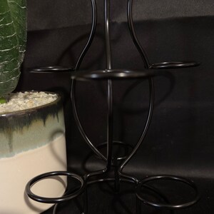 New Shape!! Black Seven Sphere Display Stand, 7 Sphere Holder, Egg ...