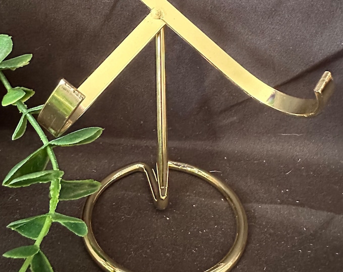 Medium Heart/slab Stand Gold, Crystal Holder, Stand, Display, Slabs ...