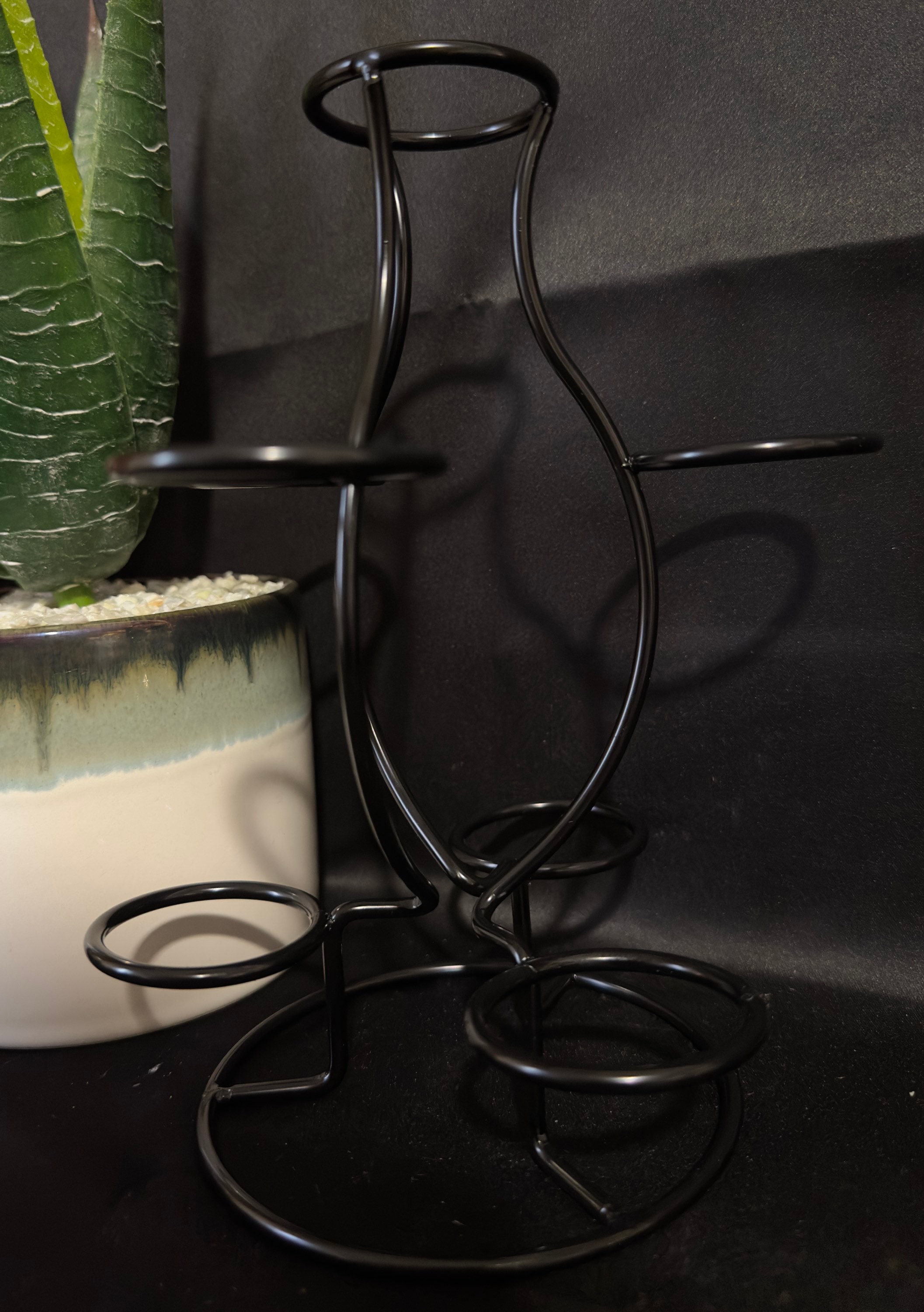 New Shape Black Seven Sphere Display Stand 7 Sphere Holder - Etsy