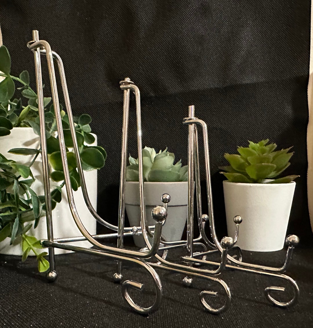 Choose From 3 Different Sizes of Silver Slab Stands, Specimen Stands ...