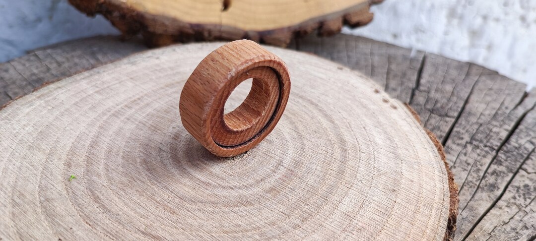 EDC Tactile Therapy Haptic Wooden Coin Fidget Toy Stress Relief - Etsy