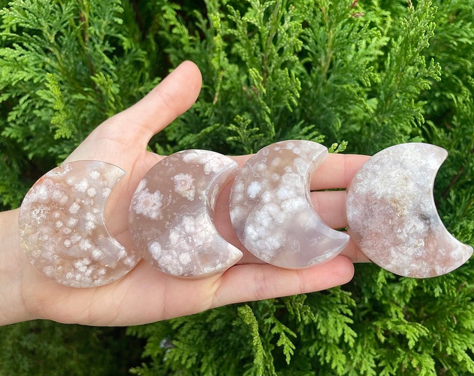 Agate Moon With Stand - Etsy