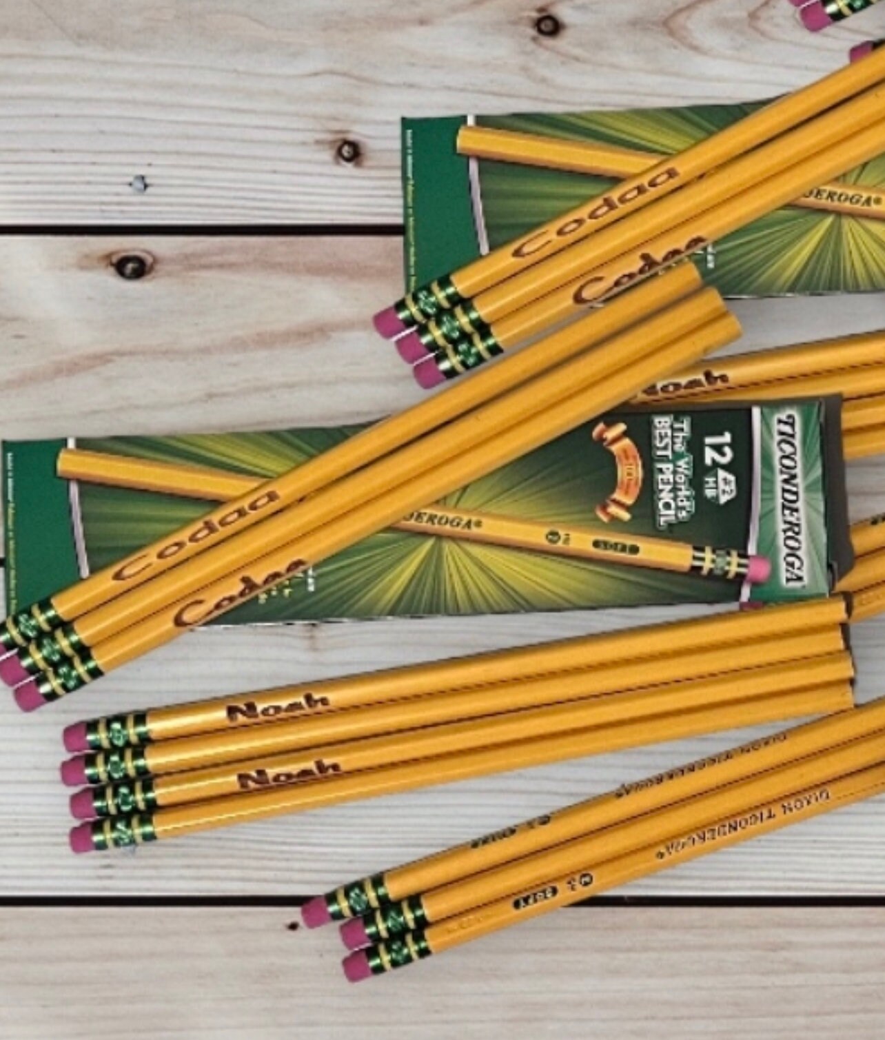 Custom Personalized #2 Pencils - Personalized Ticonderoga Pencils ...
