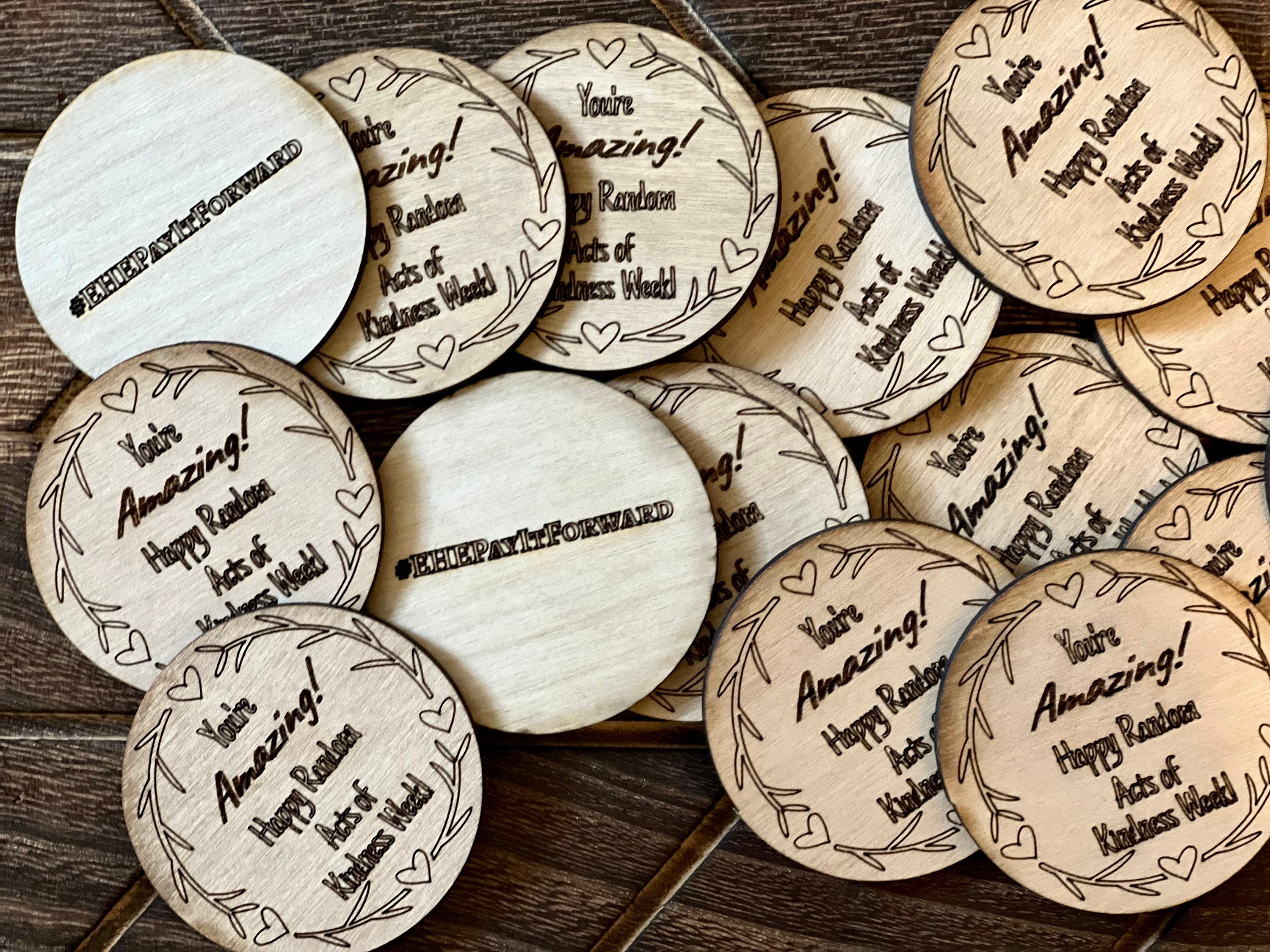 Unique Kindness Token Set - Small Acts of Kindness - Spread Joy ...