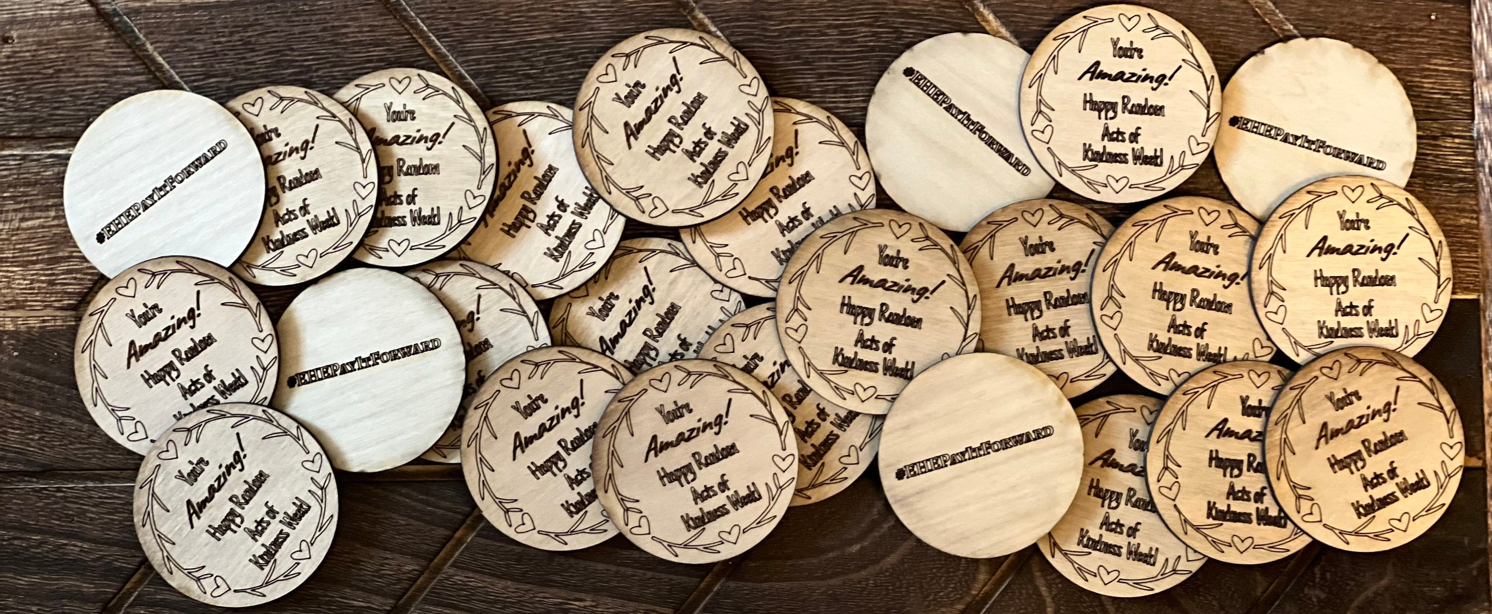 Unique Kindness Token Set - Small Acts of Kindness - Spread Joy ...