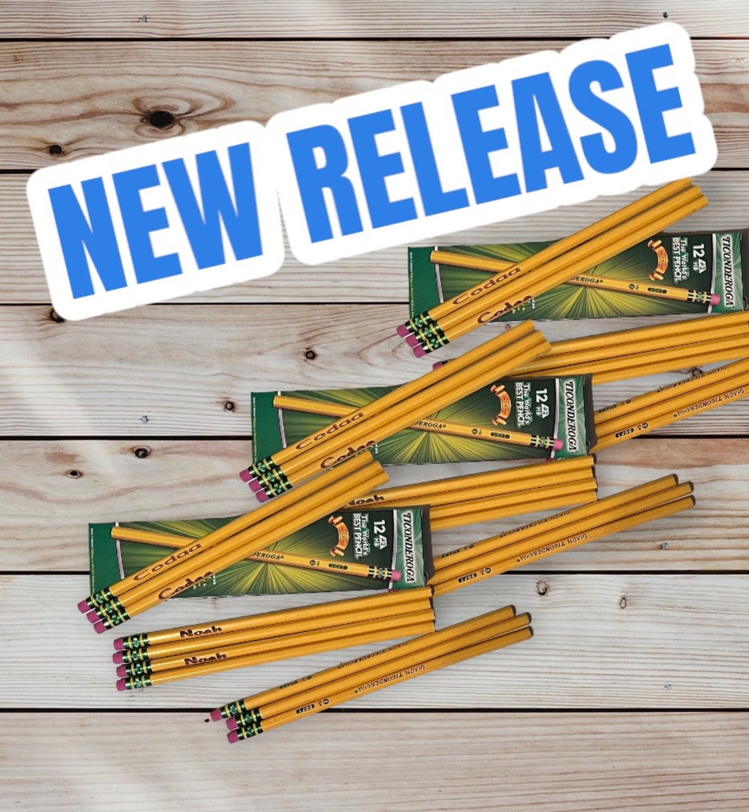Custom Personalized #2 Pencils - Personalized Ticonderoga Pencils ...