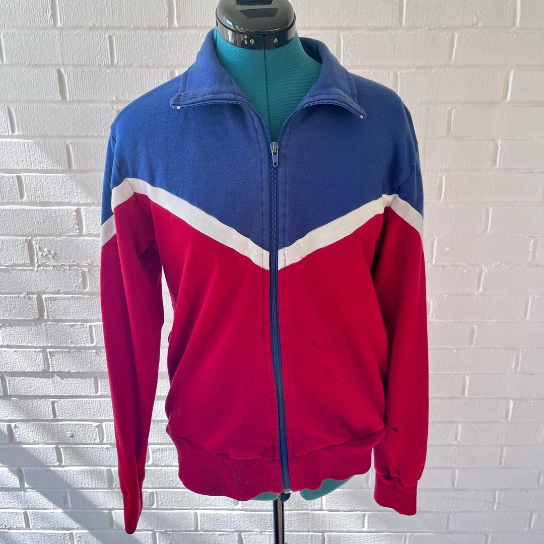 Vintage 70s Track Jacket - Etsy