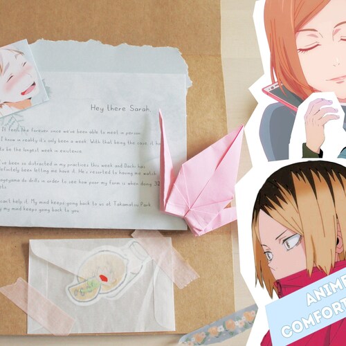 Letter From Your Favorite Anime/fictional Character 3 - Etsy